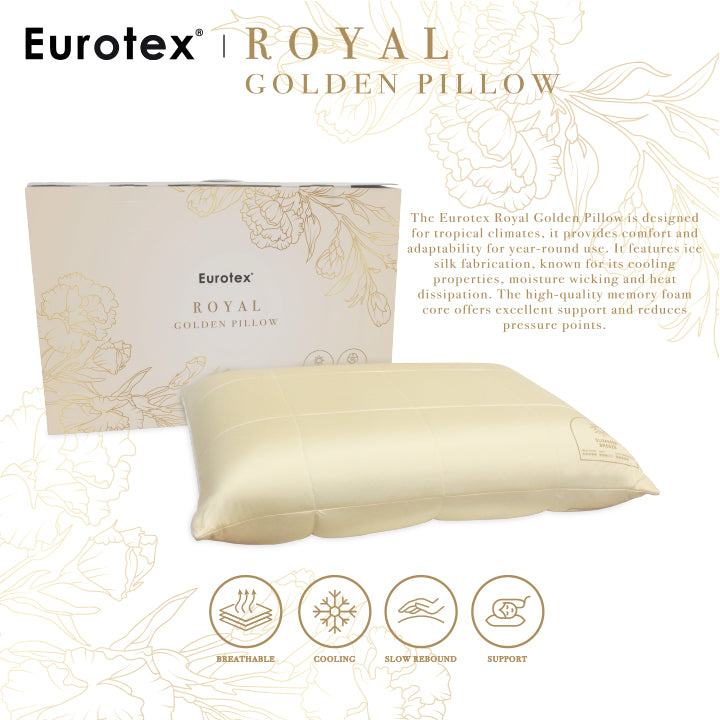 Eurotex Memory Foam Pillow Series (Eurotex Golden Royal Pillow ...